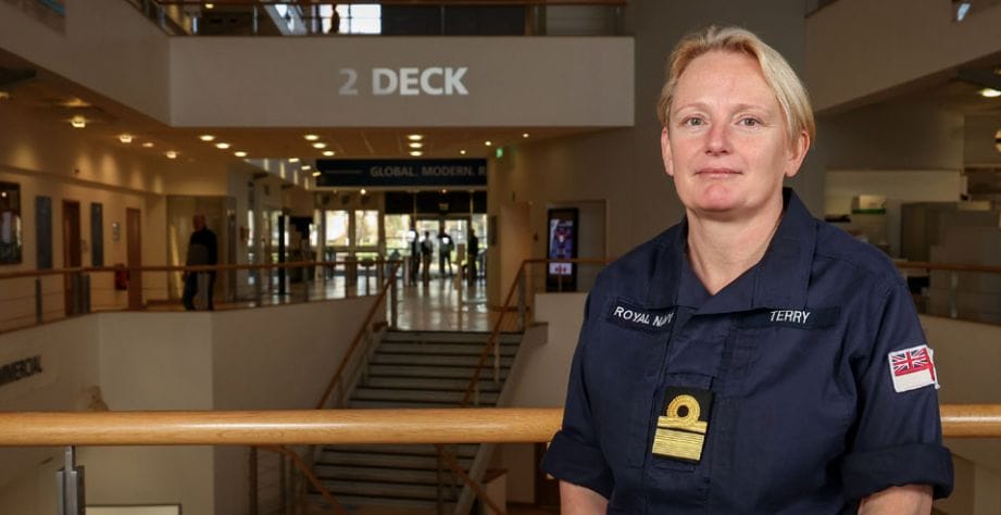 Royal Navy’s first female admiral takes command