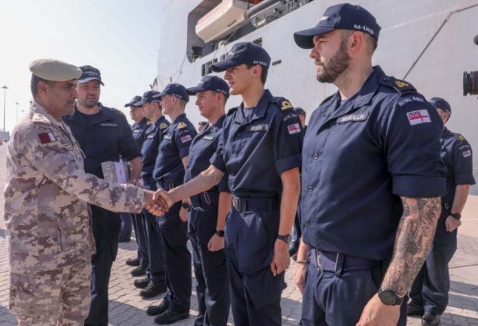 Royal Navy warships begin World Cup security mission