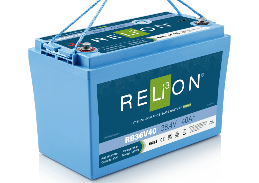 RELiON debuts 36V lithium battery
