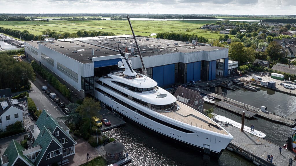 In pictures: Feadship's 76m Project 822 hits the water