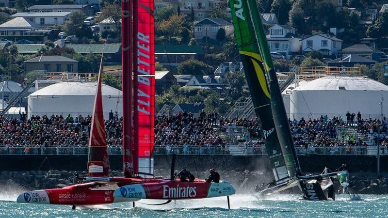 Video: Major damage in dramatic collision during New Zealand SailGP